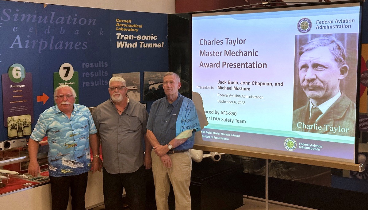 FAA Charles Taylor Master Mechanics Awards - Niagara Aerospace Museum